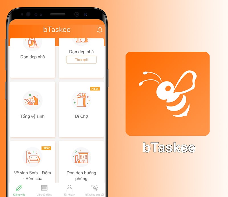 bTaskee - Ứng dụng giúp việc nhà chuyên nghiệp trong thời công nghệ 4.0 - Sharebox.vn